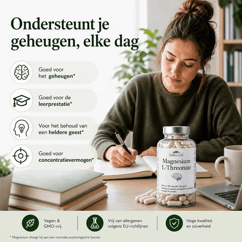 Magnesium L-Threonate capsules – 600 mg – 100 capsules – Ecoboerderij ...